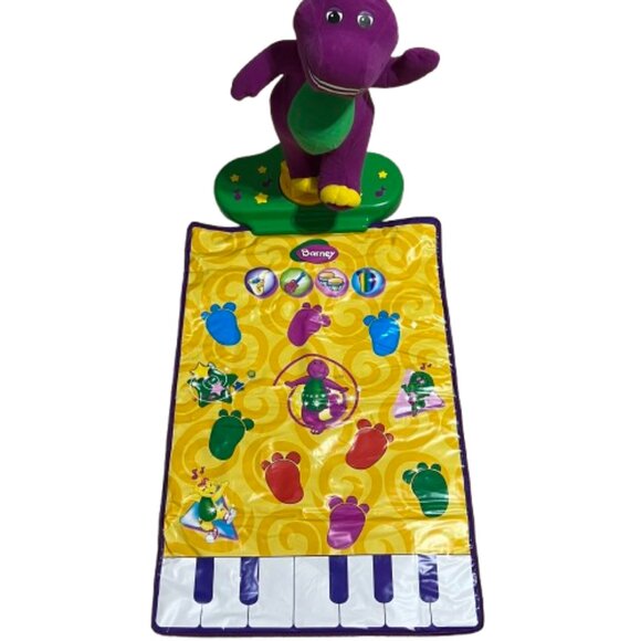 Barney | Toys | Vintage 202 Barney Move N Groove Dance Mat Works Fisher ...